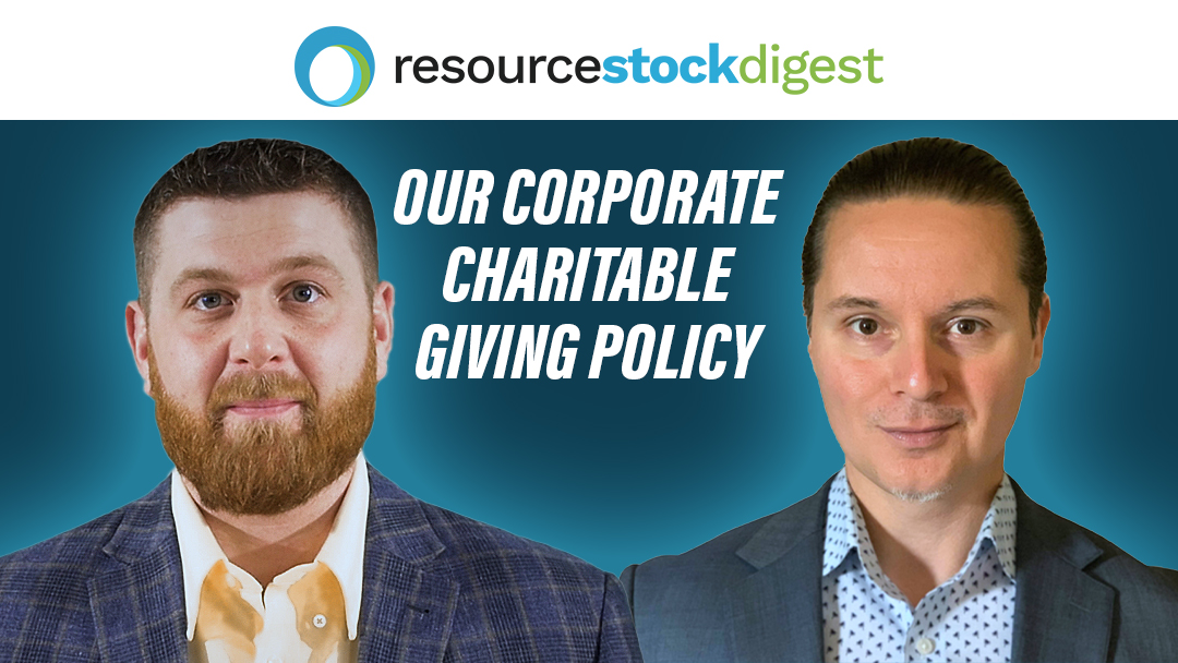 Our Corporate Charitable Giving Policy
