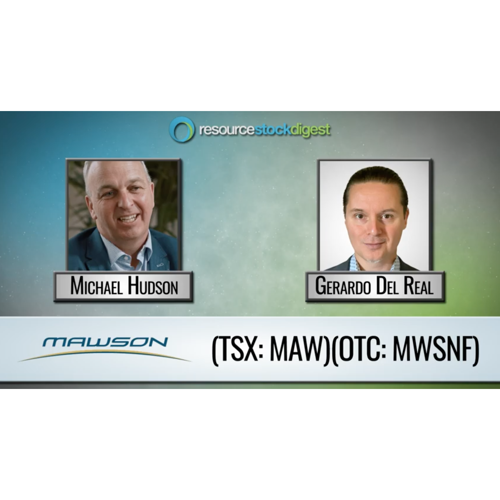 Mawson Resources TSX MAW CEO Michael Hudson On The History 